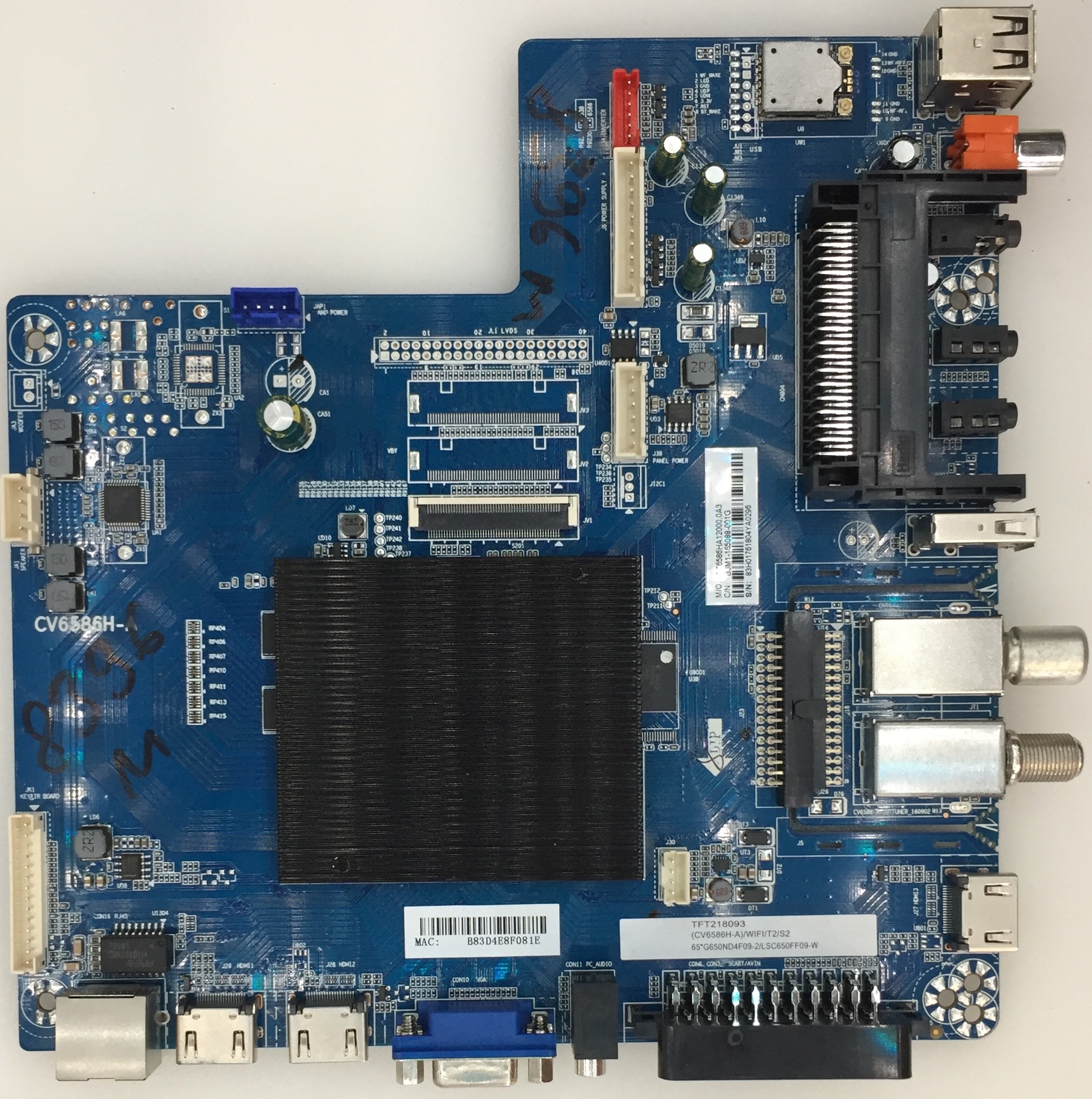 Vareza - GS0DD-AS65 CV6586H-A G650ND4F09 LSC650FF09 TFT218093 Mainboard