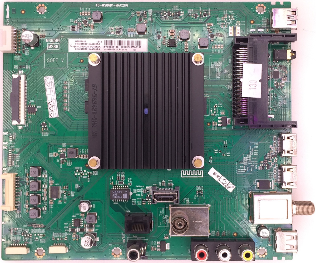 Vareza - U60P6026 40-MS86D1-MAC2HG 08-MS86D01-MA200AA 08-LQ60CUN-OC401AA Mainboard